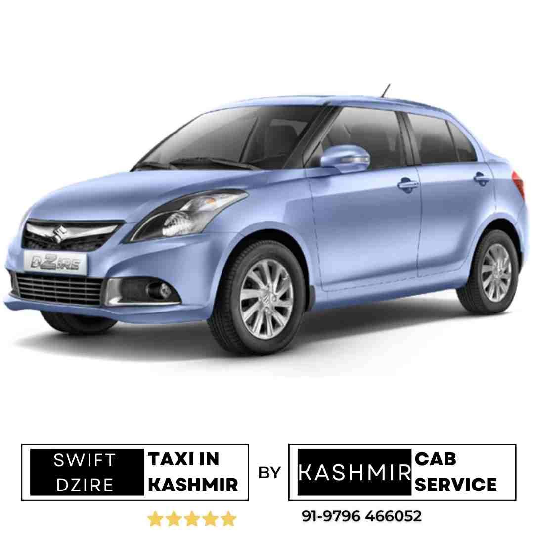 Swift-Dzire Kashmir Cab booking in Srinagar From 2500/day|