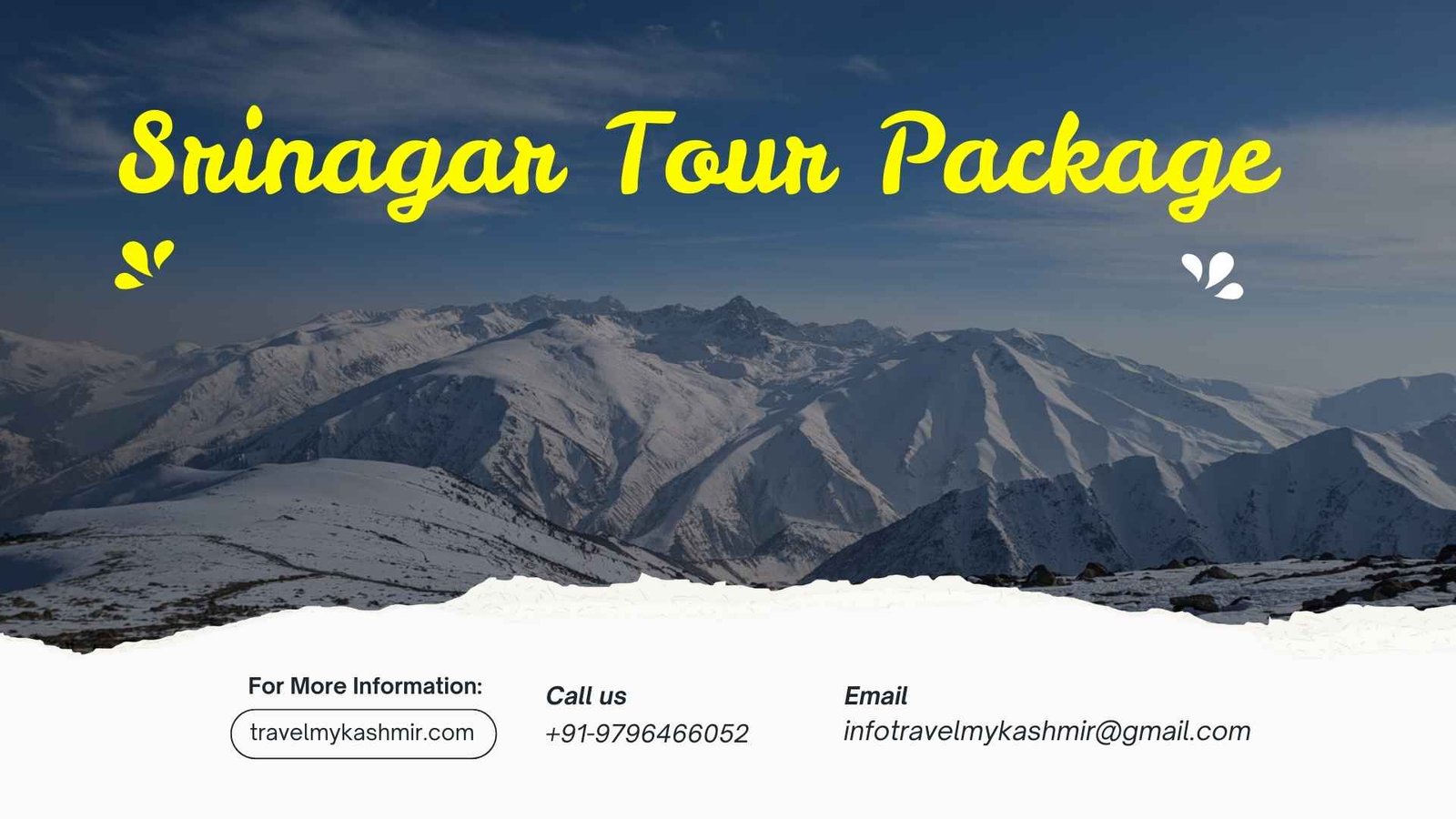 Srinagar Tour Package starts at 10,999 | Exclusive Deals & Offers